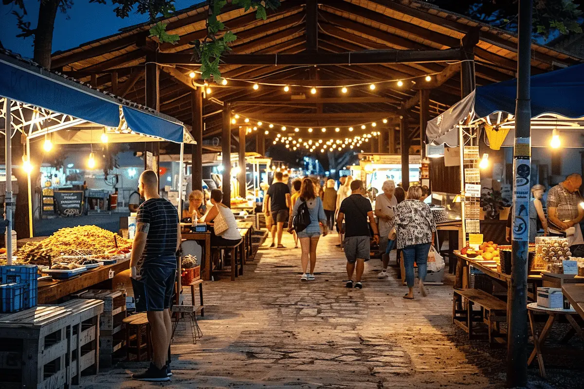 Marchés nocturnes Royan : ambiance unique et animations- Manoir Henri IV