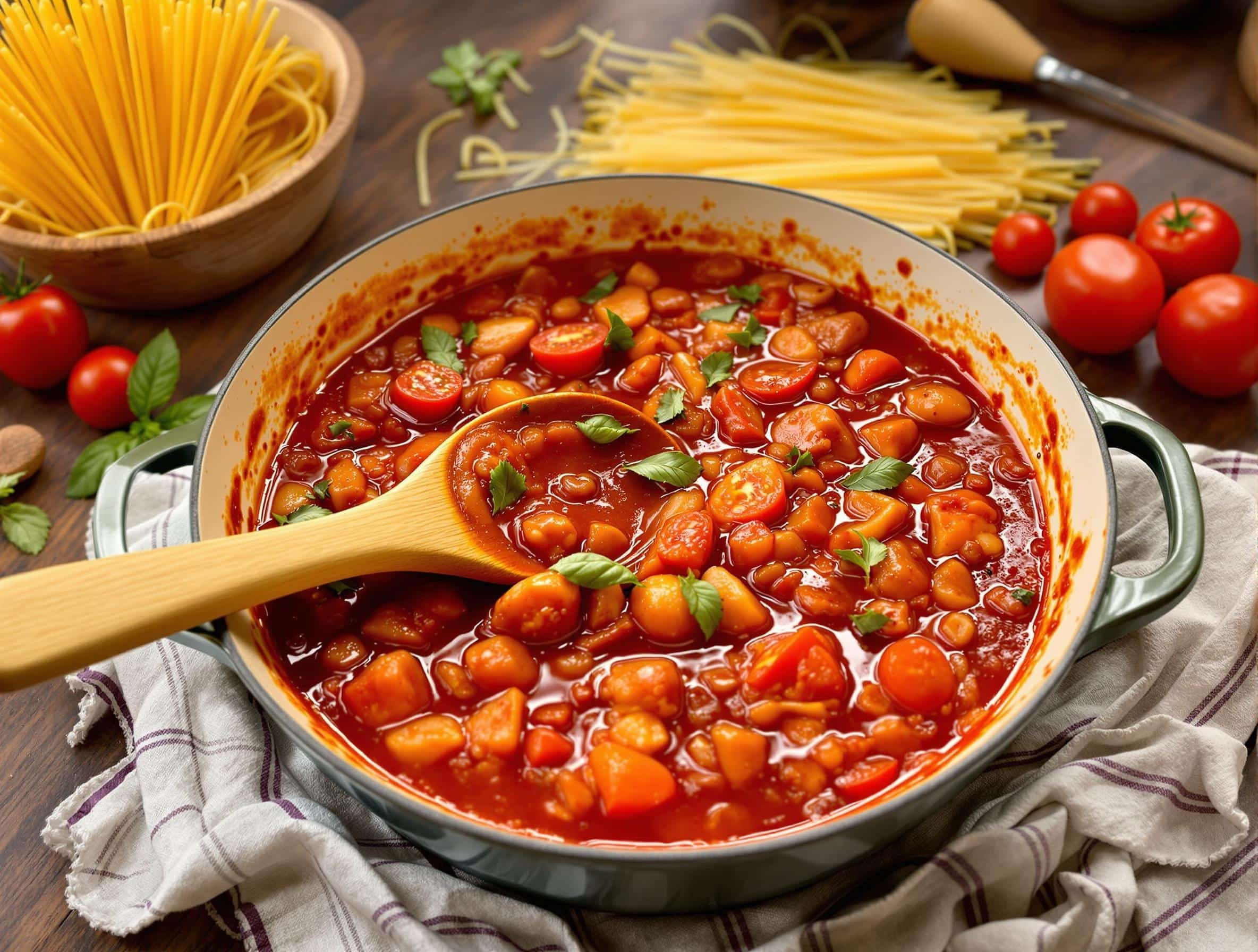 Le secret d'une bonne sauce à spaghetti - Manoir Henri IV