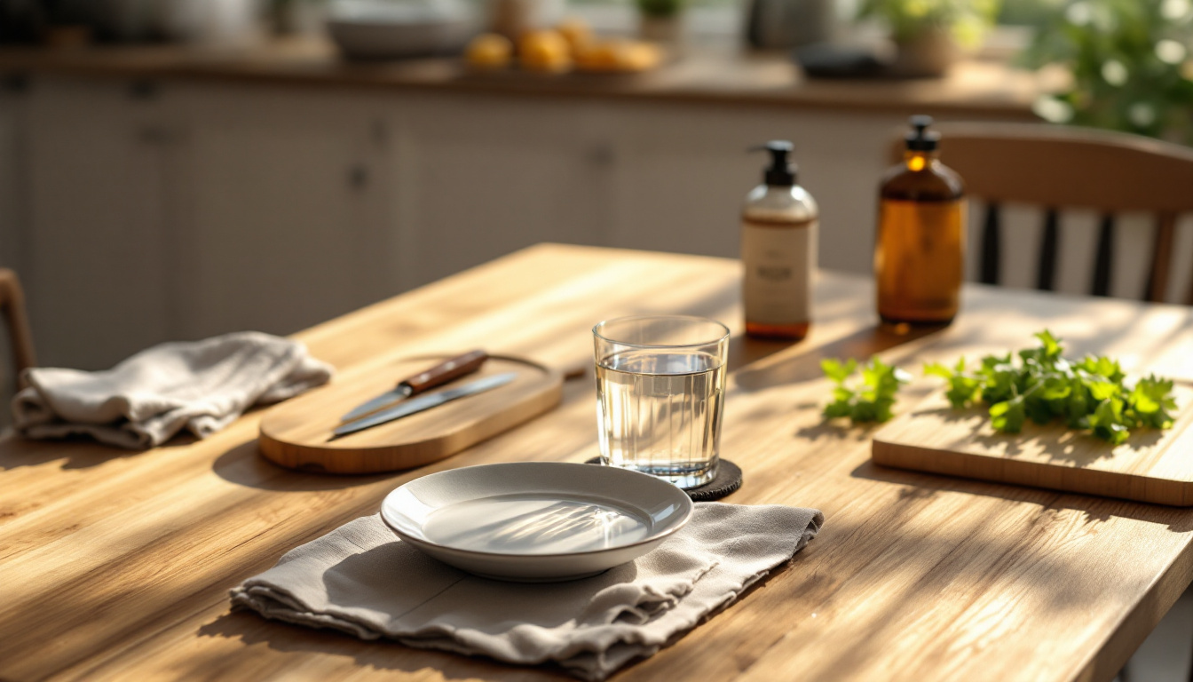 Manger sur une table en bois sans nappe : conseils pour la protéger ...